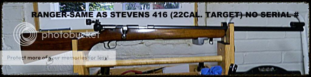 Stevens 416/Sears Ranger Target Rifle | Rimfire Central Firearm Forum
