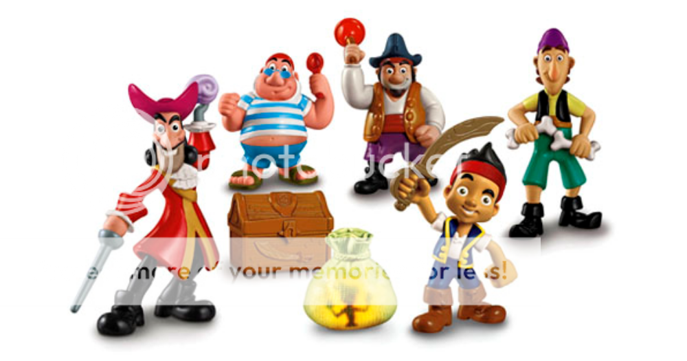 Jake and the Never Land Pirates Deluxe Toy Figure Adventure Pack Inc ...
