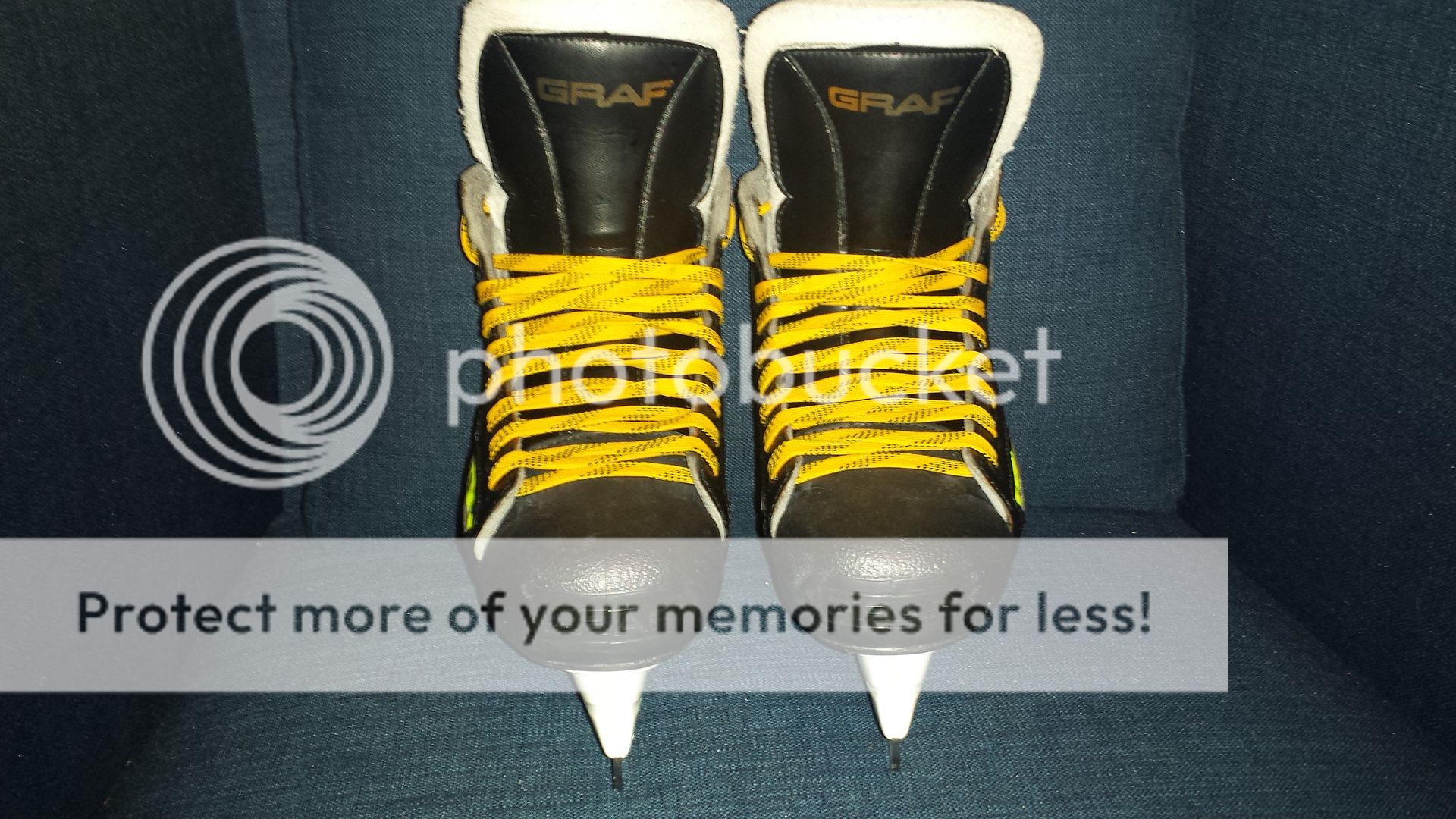 Custom Graf Supra 705 Hockey Ice Skates 5.75-EEE w/Extra set of TUUK ...