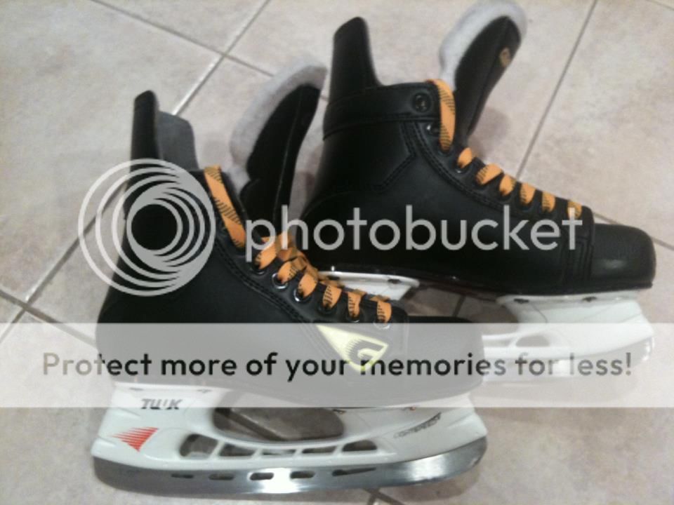 Custom Graf Supra 705 Hockey Ice Skates 5.75-EEE w/Extra set of TUUK ...