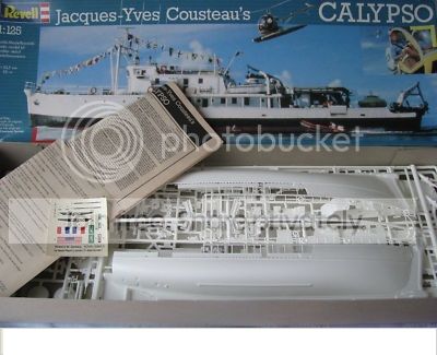 Revell 1:125 Ocean Exploration Vessel aka Jaques Cousteau's 'RV Calypso ...