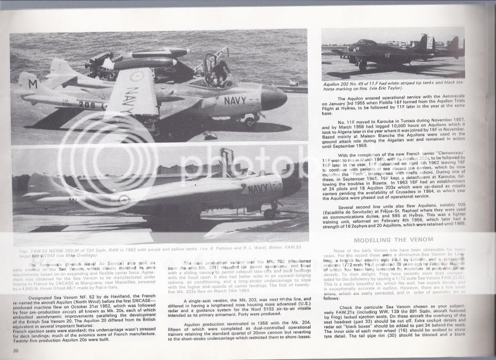 French Sud Aquilon.... aka Sea Venom - Aircraft Cold War - Britmodeller.com