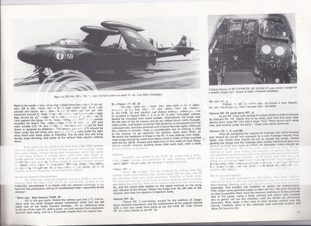 French Sud Aquilon.... aka Sea Venom - Aircraft Cold War - Britmodeller.com